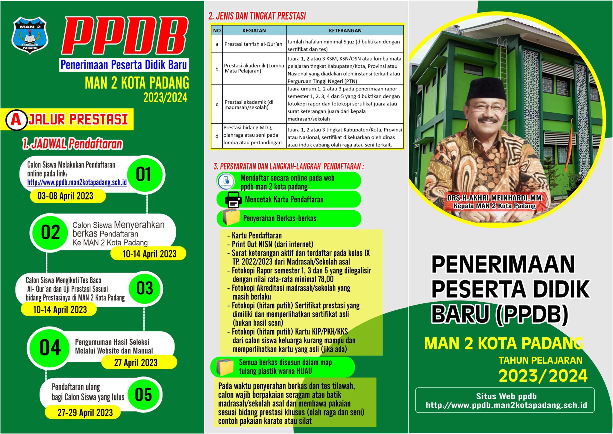PPDB MAN 2 KOTA PADANG TP. 2023/2024 - MAN 2 KOTA PADANG