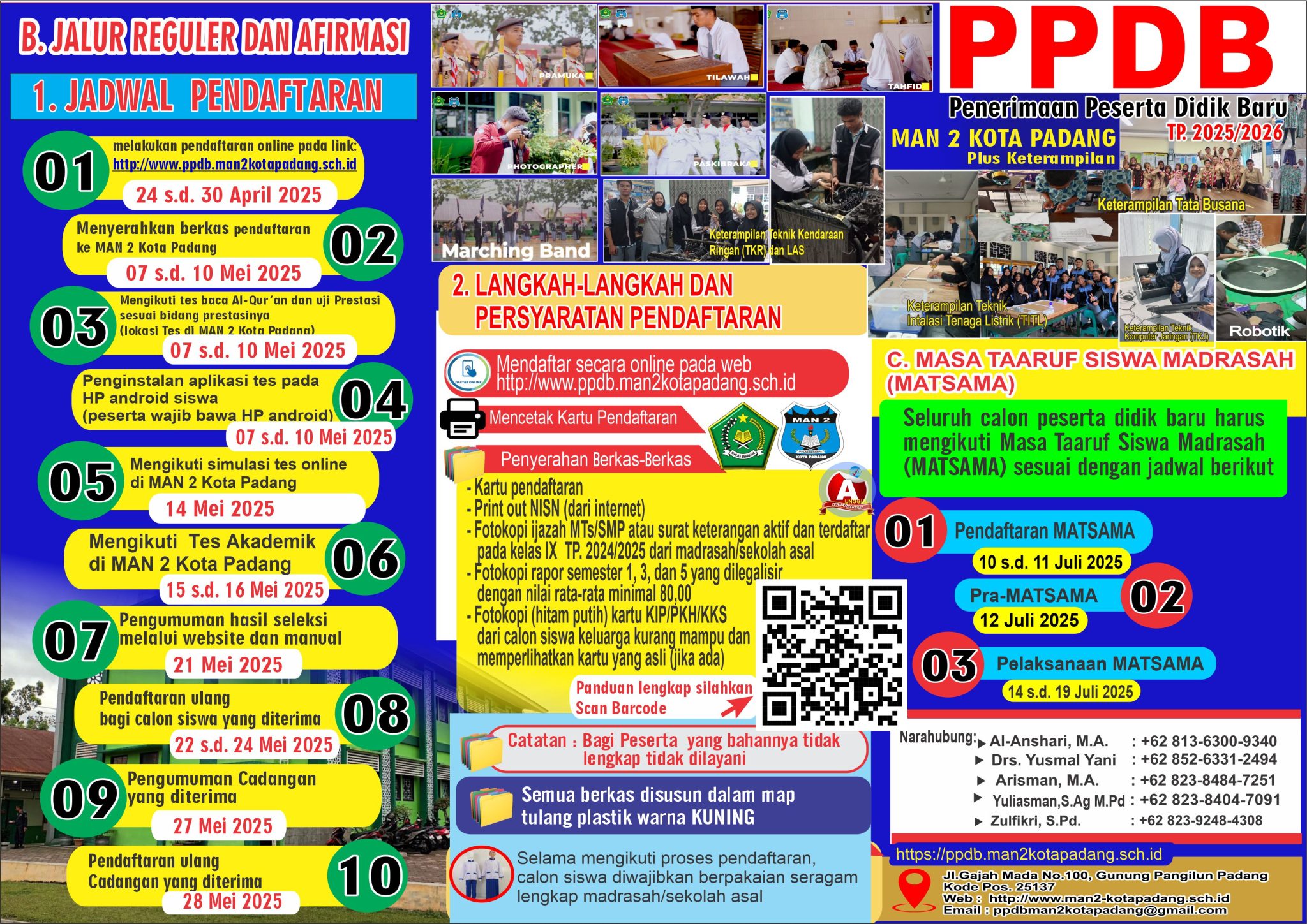 PPDB MAN 2 KOTA PADANG TP. 2025/2026 - MAN 2 KOTA PADANG